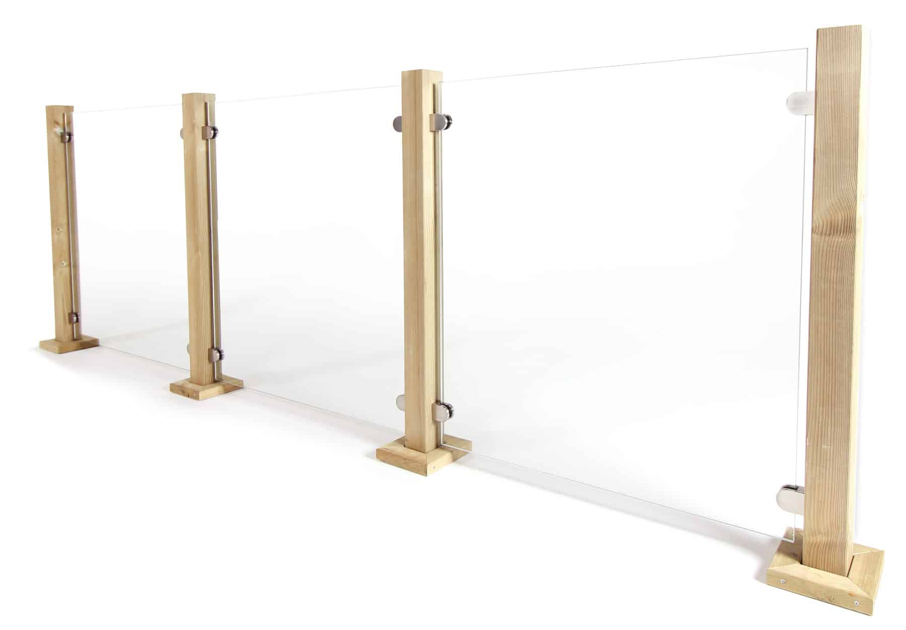 Balkongrekkverk med glass, få pris direkte | Rekkverkbutikken.no